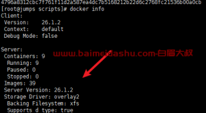 Portainer console : 报 Error Unable to retrieve image details-白眉大叔